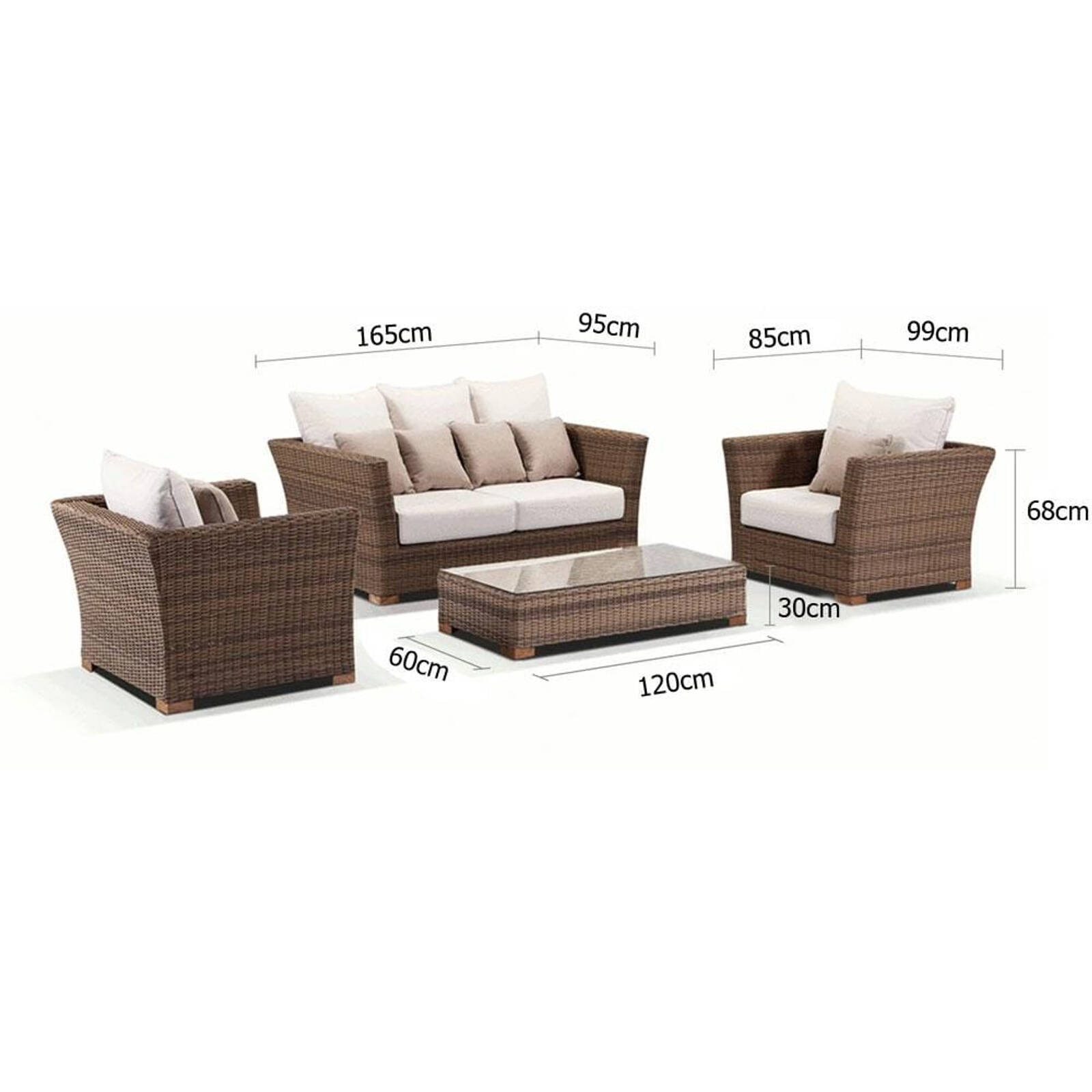 Cane 2 seater bunnings store
