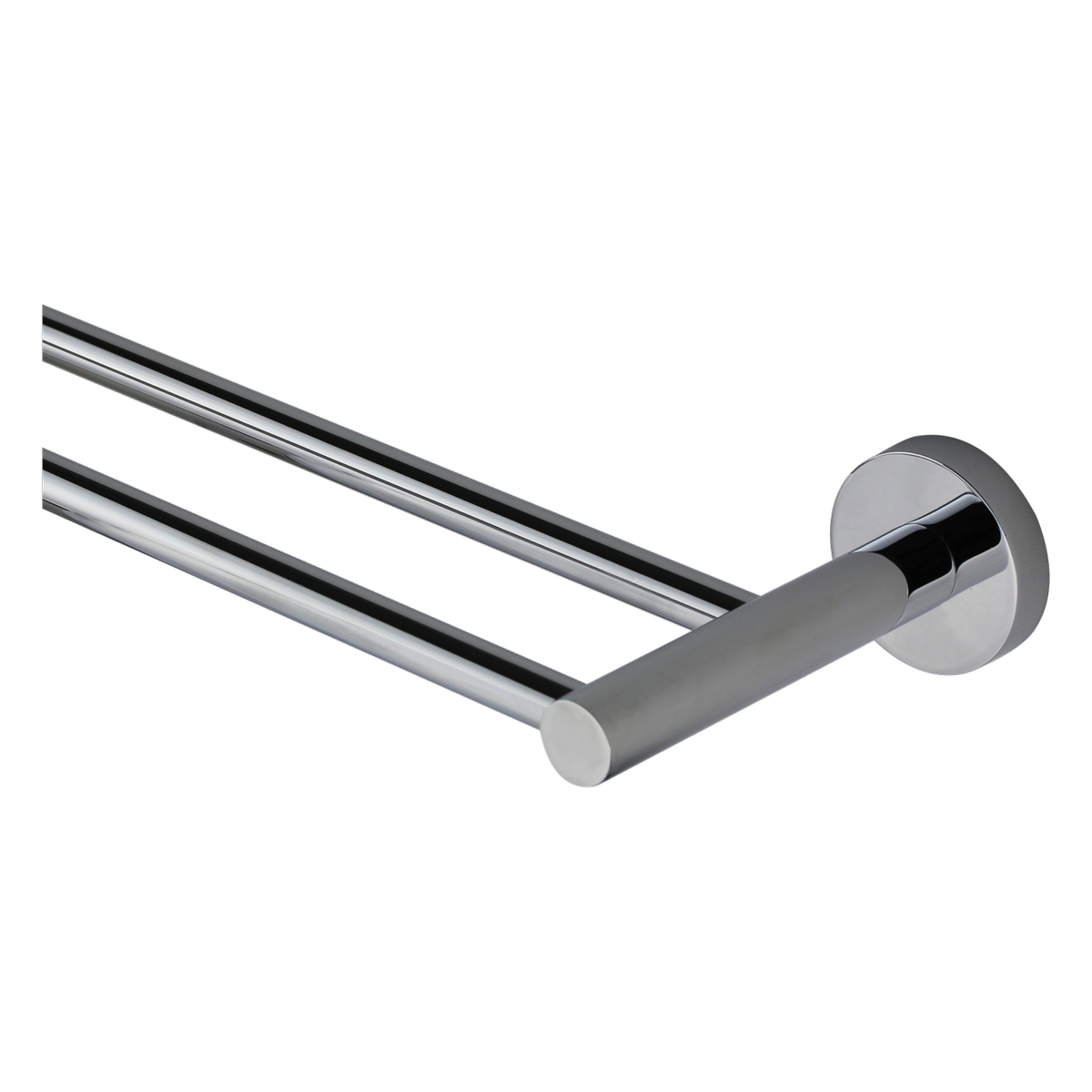MIXX 750mm Chrome Chia Round Double Rail - Bunnings Australia