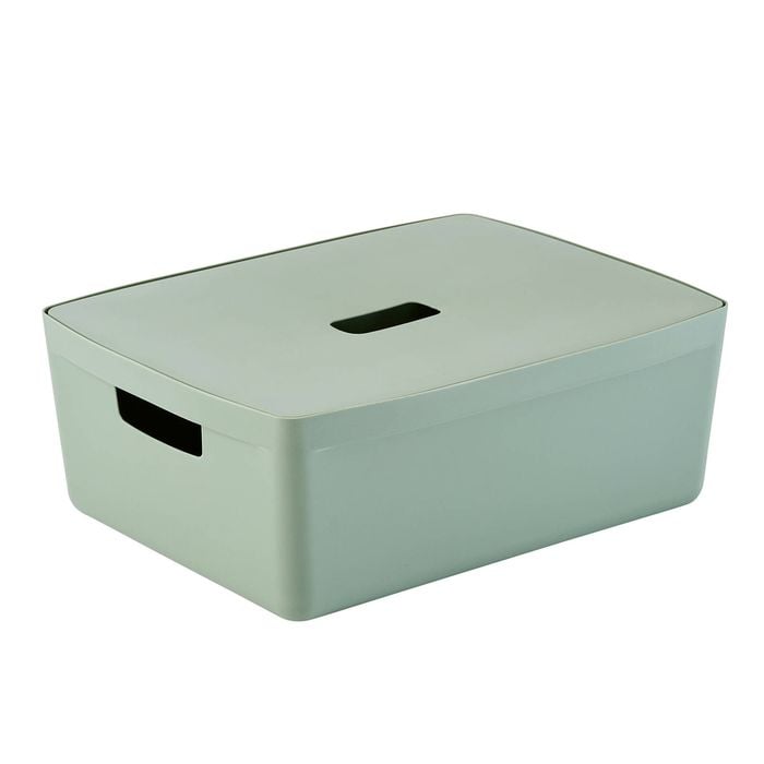 Inabox 19L Laurel Green Modular Storage Container - Bunnings New Zealand