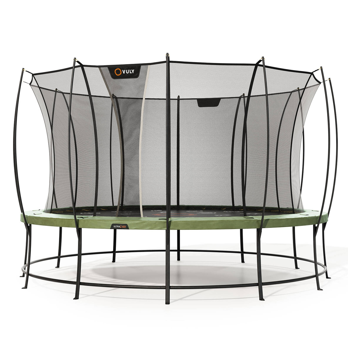 VULY Ultra 2 Pro Extra Large 14ft Trampoline with Enclosure - Round ...
