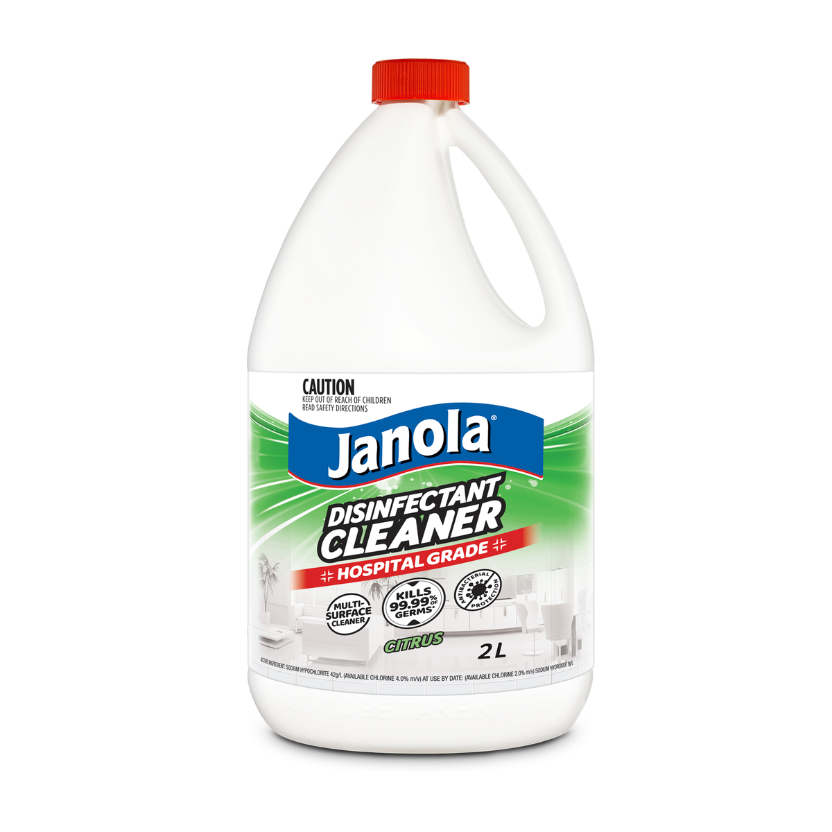 Janola 2L Citrus Hospital Grade Disinfectant Cleaner - Bunnings New Zealand