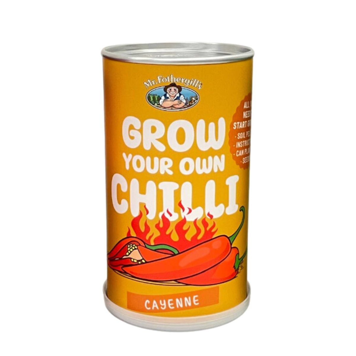 Mr Fothergill's Cayenne Chilli Can Grow Kit - Bunnings New Zealand