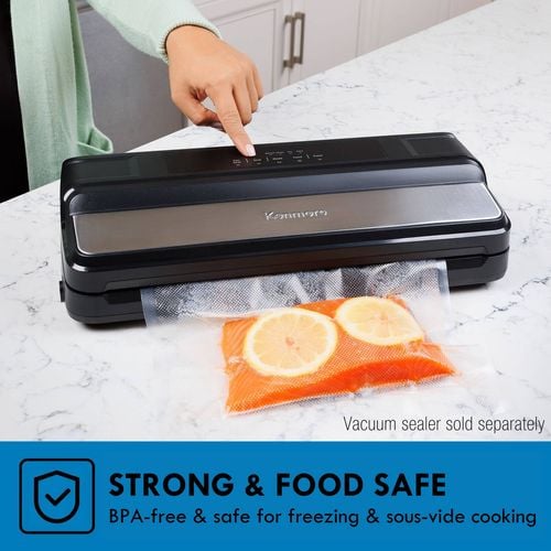 Kenmore Vacuum Sealer Bag & Roll Variety Pack Universal Design, Food Storage Meal Prep Sous-Vide ...