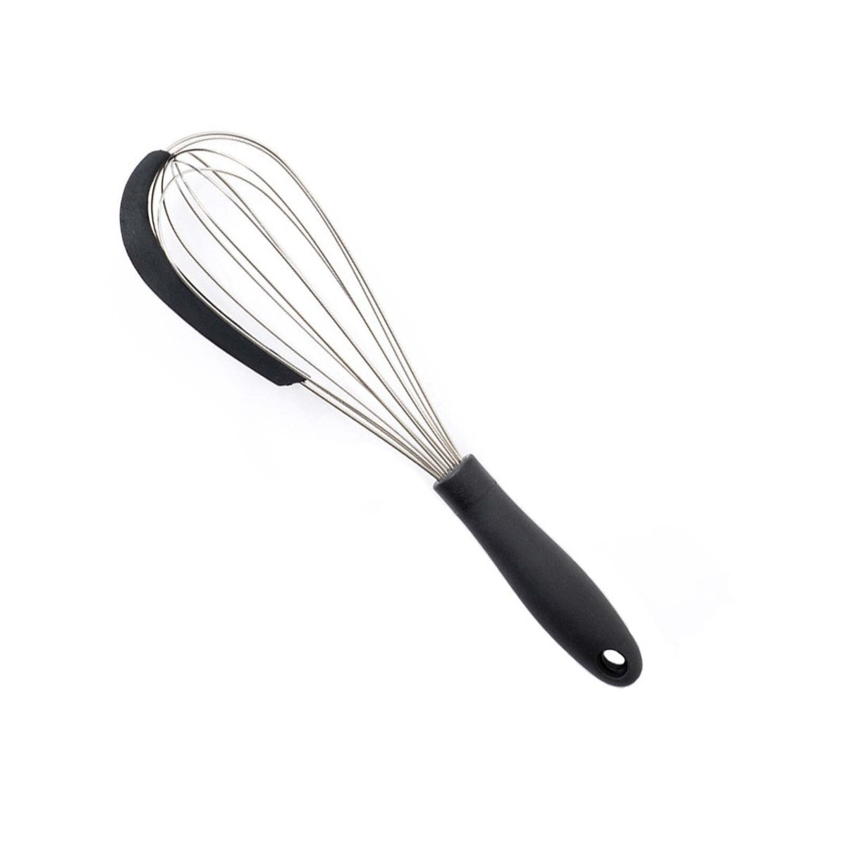 Easy Grips Whisk with Silicone Scraper Black - Bunnings Australia