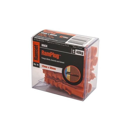 Ramset 12 x 60mm Anchor RamPlug - 15 Pack - Bunnings Australia