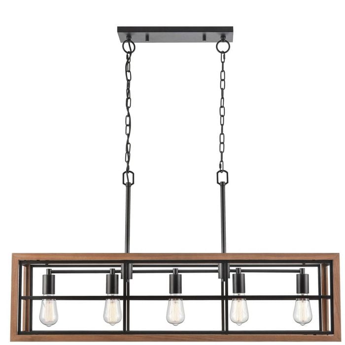 CLA Lighting Banquet Retro Rectangular Pendant Light Bronze - Bunnings ...