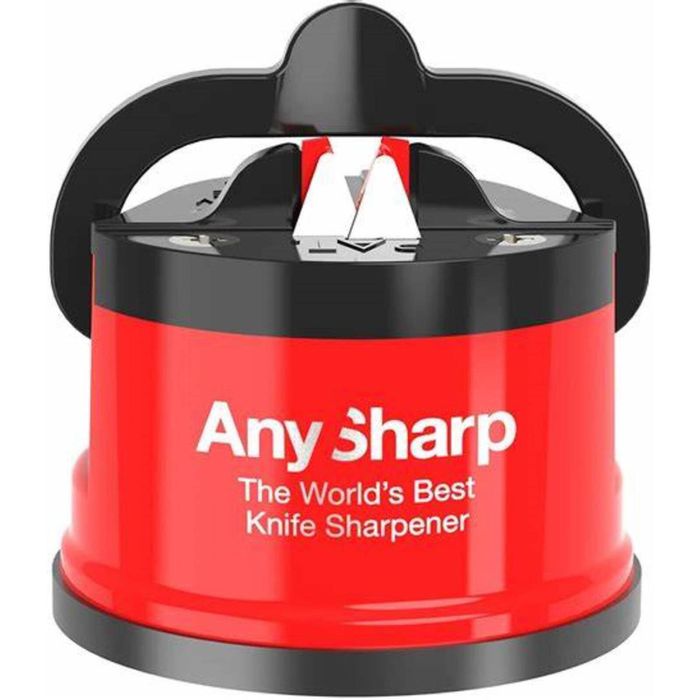 Anysharp Metal Tungsten Single Groove Knife Sharpener - Red - Bunnings Australia
