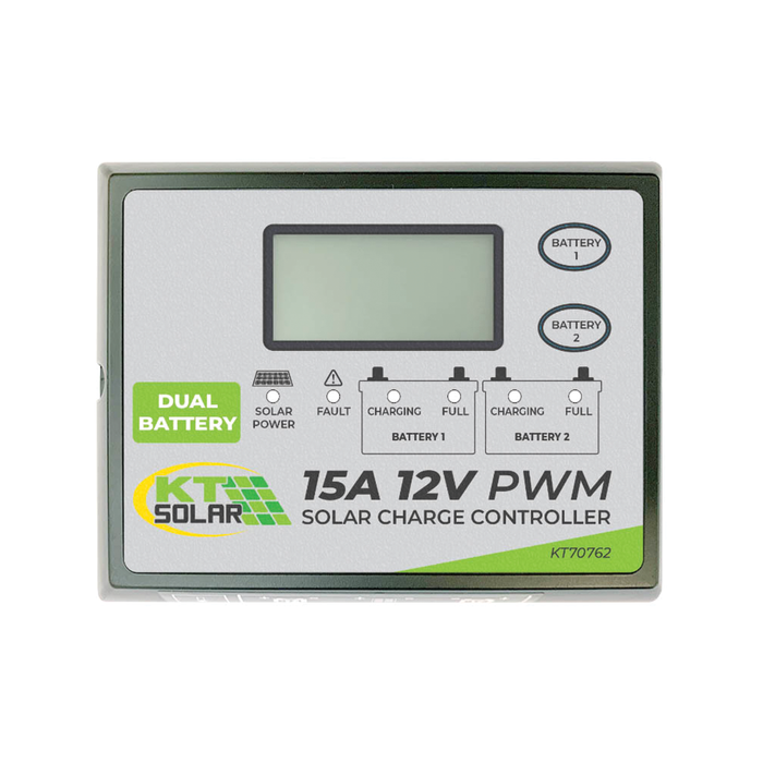 KT Solar 15A 12V Solar Controller PWM KT70762 - Bunnings Australia