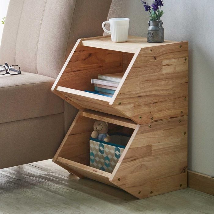 Natural Signature 385mm Raw Natural 2 Piece Stegros Stacking Box Set ...