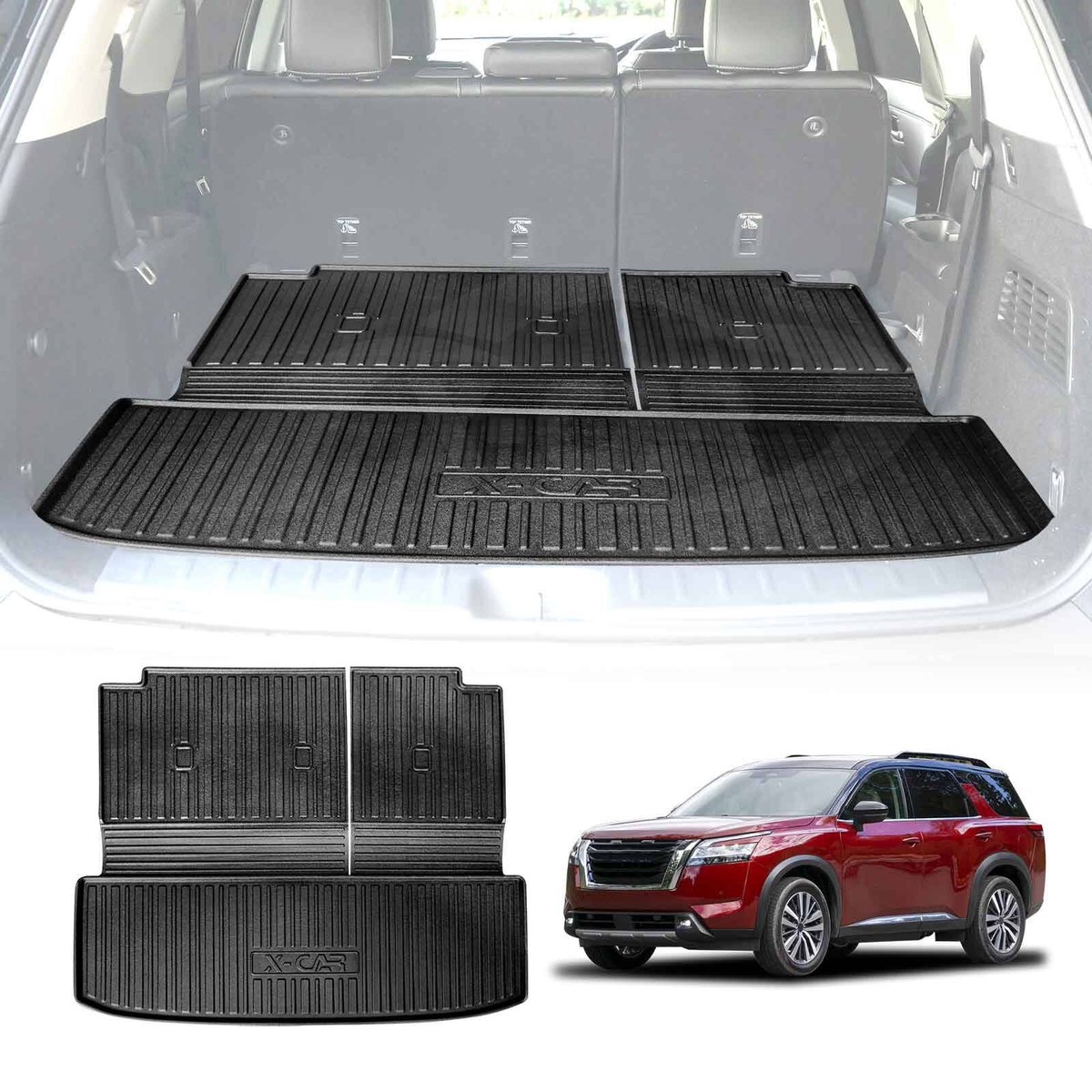 Boot Liner for Nissan Pathfinder R53 2022-Onwards Heavy Duty Cargo ...
