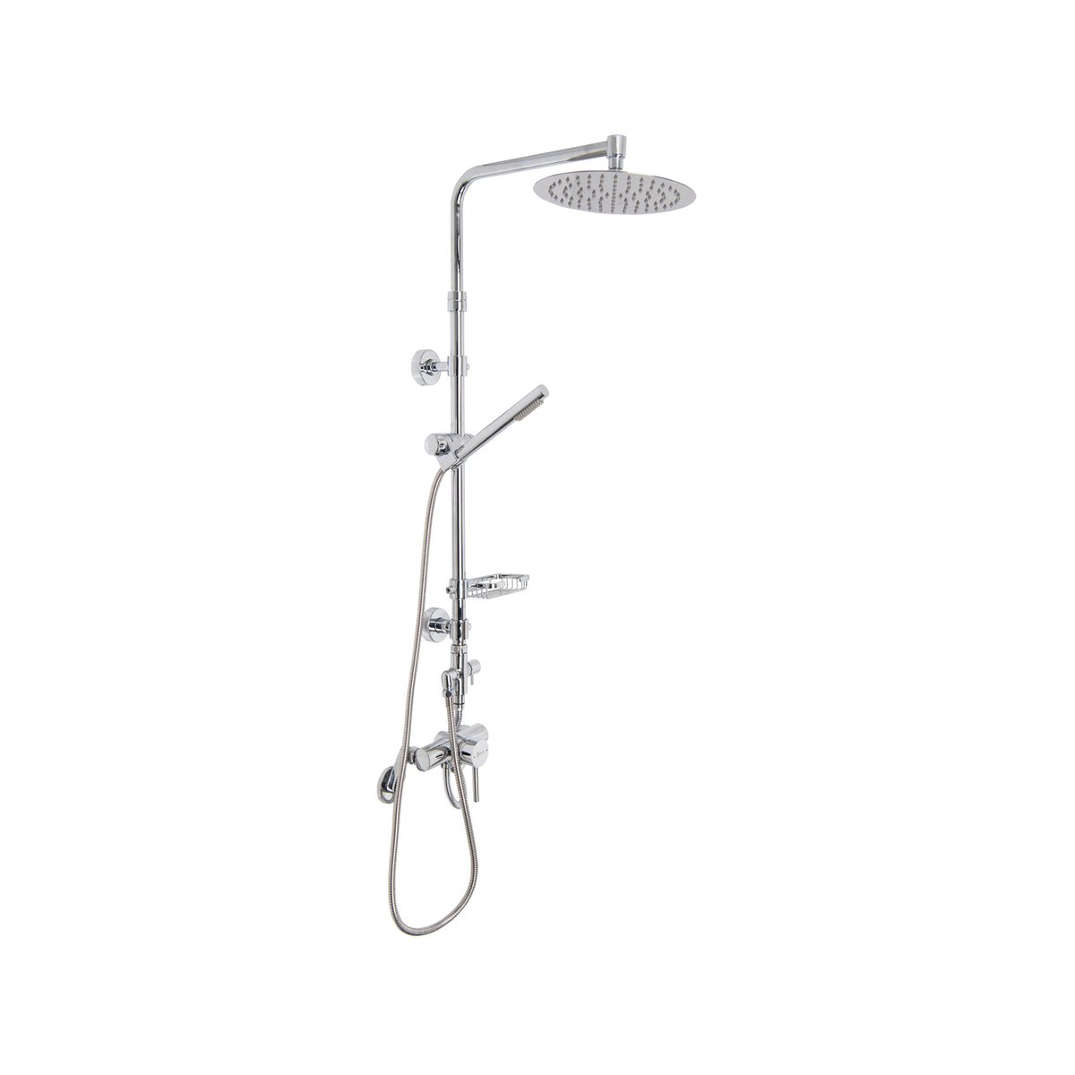 Quoss Aura Round Reno Rainfall Shower WELS 3 Star 8.5L/min - Bunnings ...