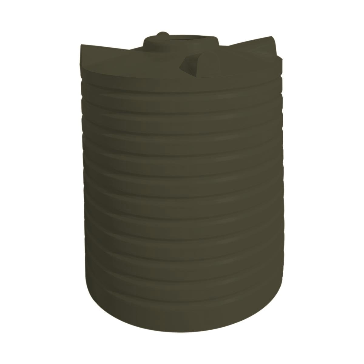 Clark Tanks 2600L Round Poly Water Tank - Tidal Green - Bunnings Australia