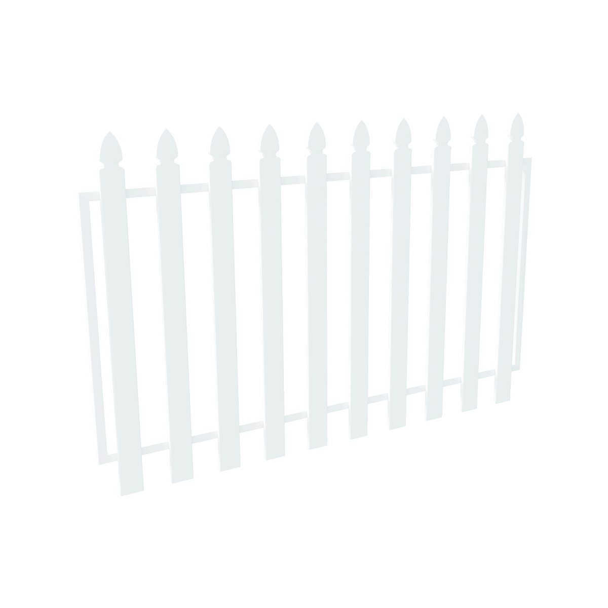 ProtectorAl 0800 - 1500 x 1000mm Pearl White Aluminium Garden Gate ...