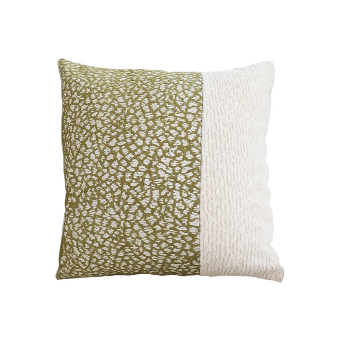 SOGA 50cm Modern Two-Tone Textured Block Design Throw Pillow - Bunnings ...
