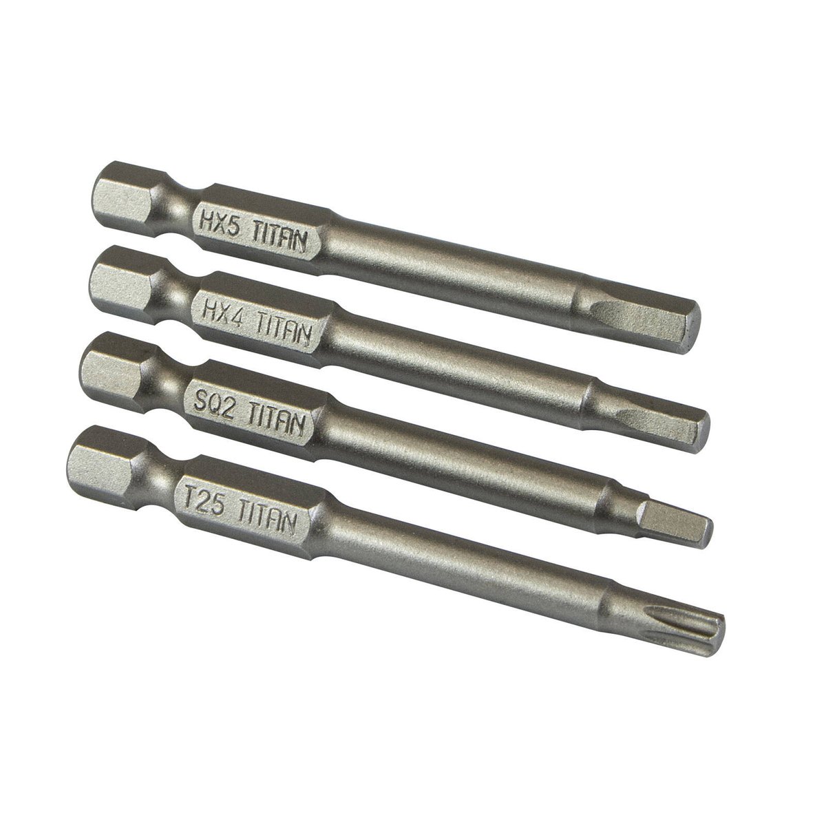 Titan 65mm Assortment Driver Bit - 4 Pack - Bunnings Australia