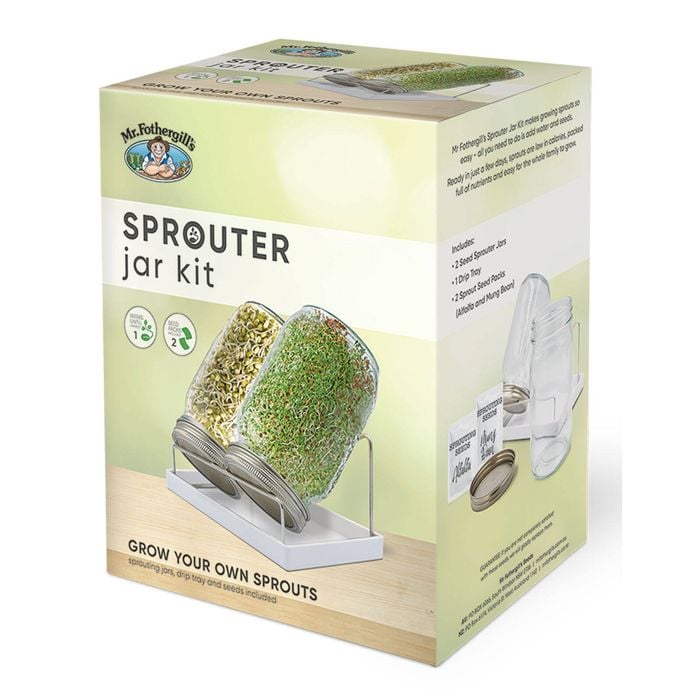 Mr Fothergill's Twin Sprouter Jar Grow Kit - Bunnings Australia