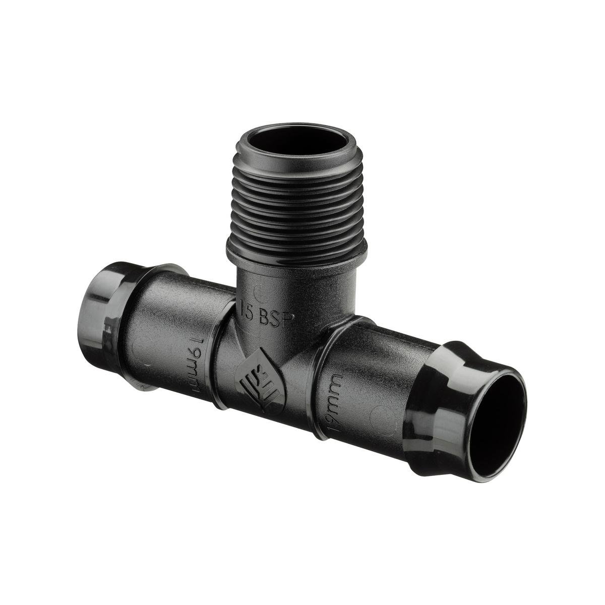 Pope 19mm Barbed x 15mm BSP Poly Threaded Male Tee - 5 Pack - Bunnings ...