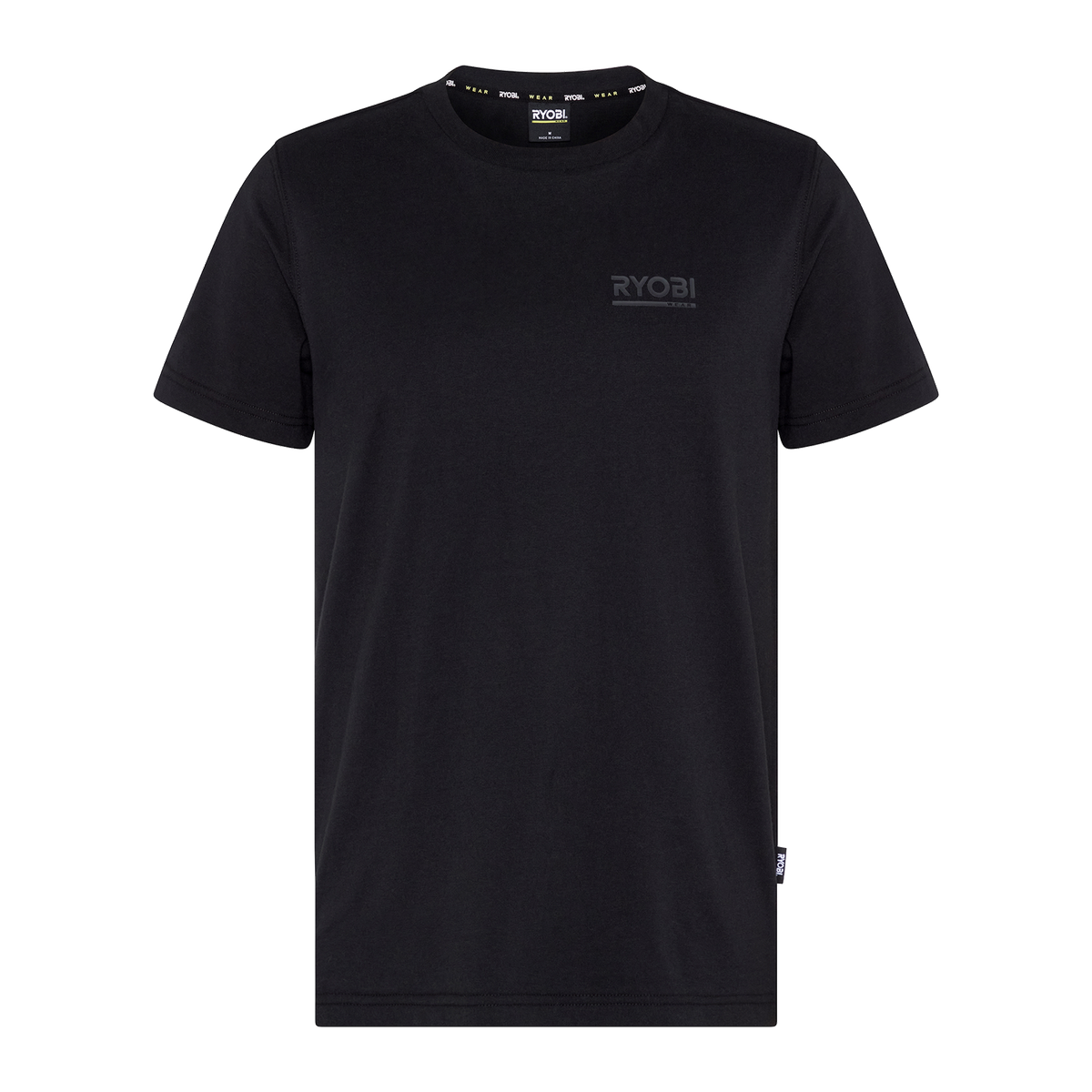 Ryobi Wear Black Classic Logo Tee - XXL - Bunnings Australia