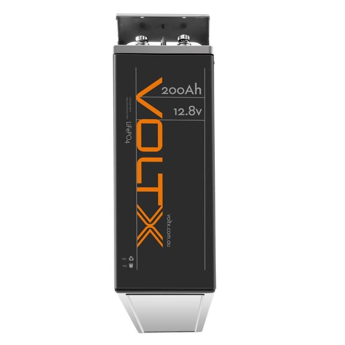 VoltX 12V 200ah Grey Slim Pro Premium Lithium Battery LiFePO4 ...
