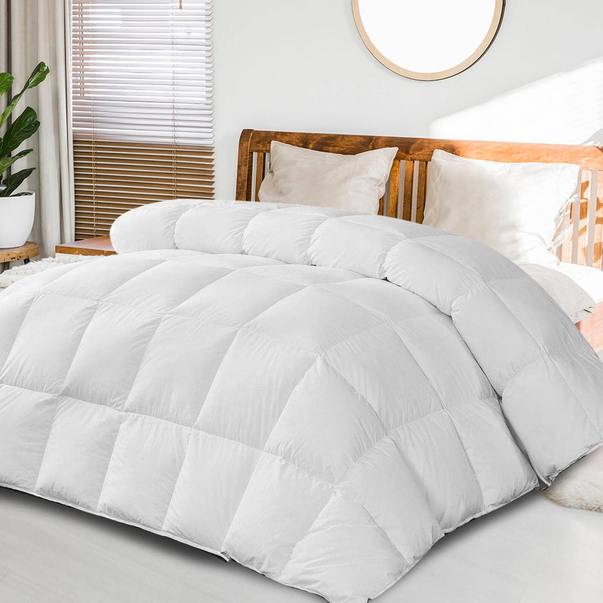 Dreamz 250GSM Microfiber Siliconized Fiber Quilt Double - Bunnings ...