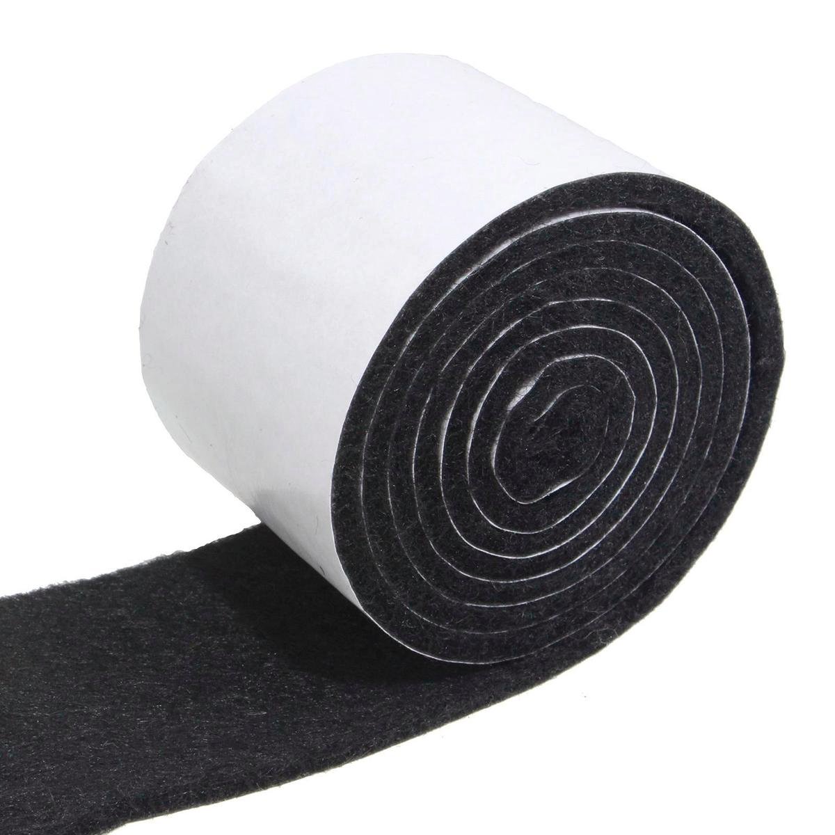 Felt Gard 1m Black Adhesive Felt Roll - Bunnings New Zealand