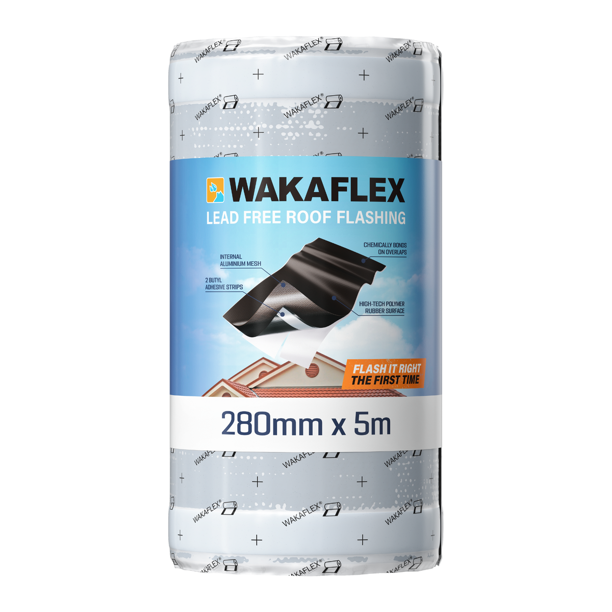 Wakaflex 280mm x 5m Brown Lead Free Flashing - Bunnings Australia