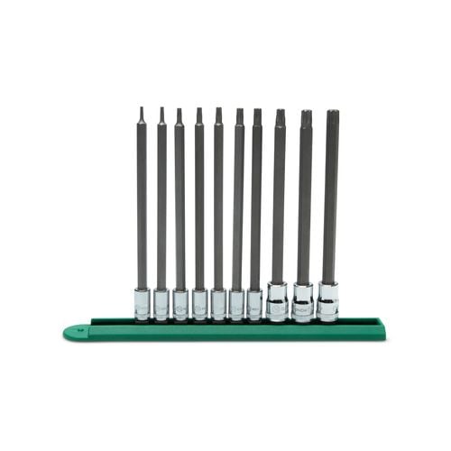 GEARWRENCH 10 Piece 1/4" And 3/8" Drive Long Torx Bit Socket Set ...