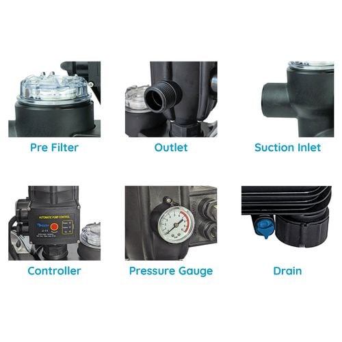 ClayTech Ecoboost 3+ Constant Pressure Pump - Bunnings Australia