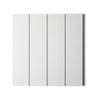 2400 x 1200mm 12mm White MDF Primed Batten 100mm Lining Panel - 2400mm ...