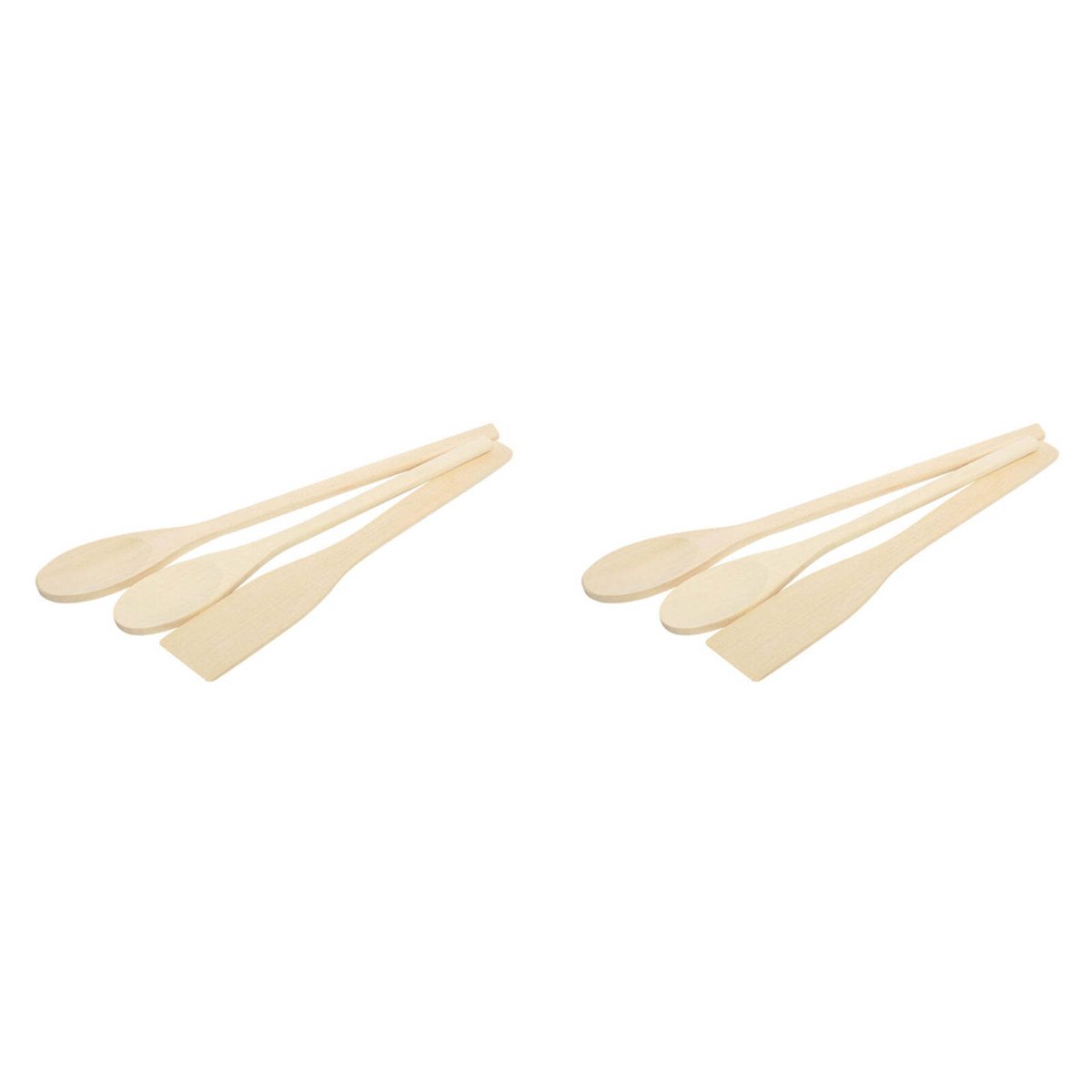 2 x 3pc Wiltshire Wooden Kitchen Cooking Utensils Tools - Bunnings ...