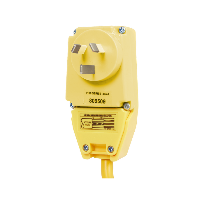 HPM 1.6m Yellow Extension Lead With Safety Switch - Bunnings New Zealand