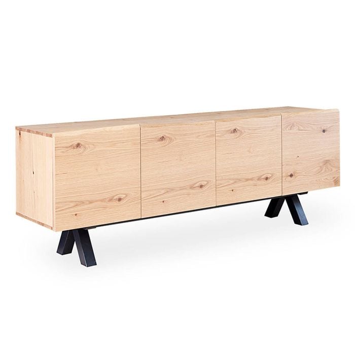 Modern Furniture OLIVETO Sideboard Buffet 200cm - Brown & Black ...