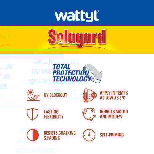 Wattyl Solagard 4L Pre-tinted Classic Cream Semi-Gloss Exterior Paint ...