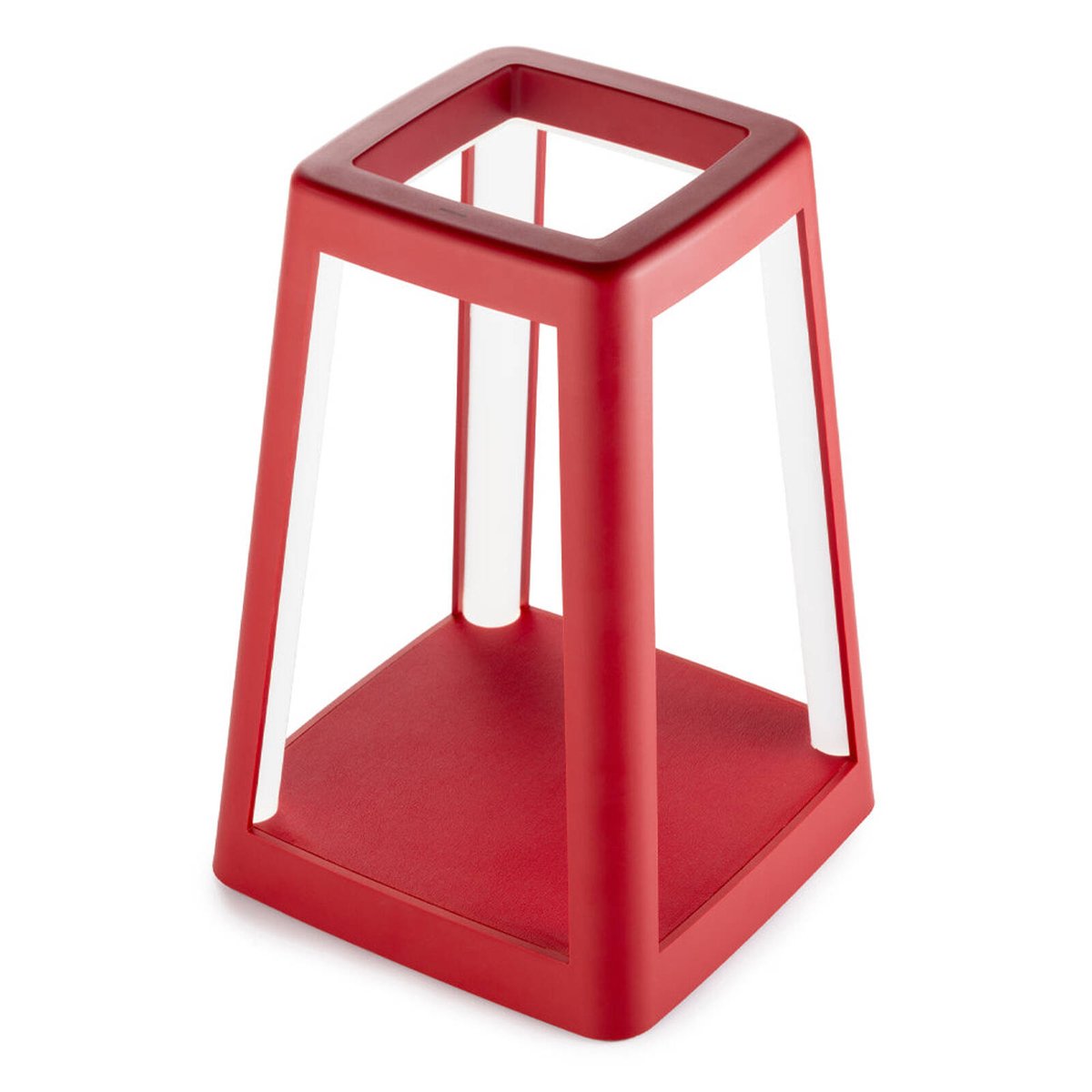 Lexon Lantern Portable Lamp With Built-In Wireless Charger - Red ...
