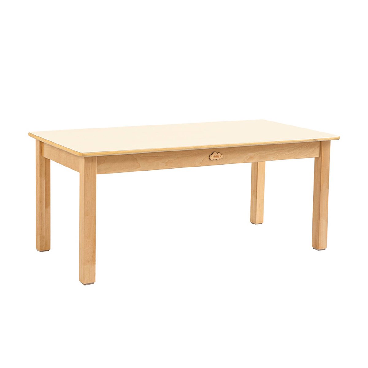 Jooyes Kids Birch And White Rectangular Table - H58cm - 120cm | Kids ...