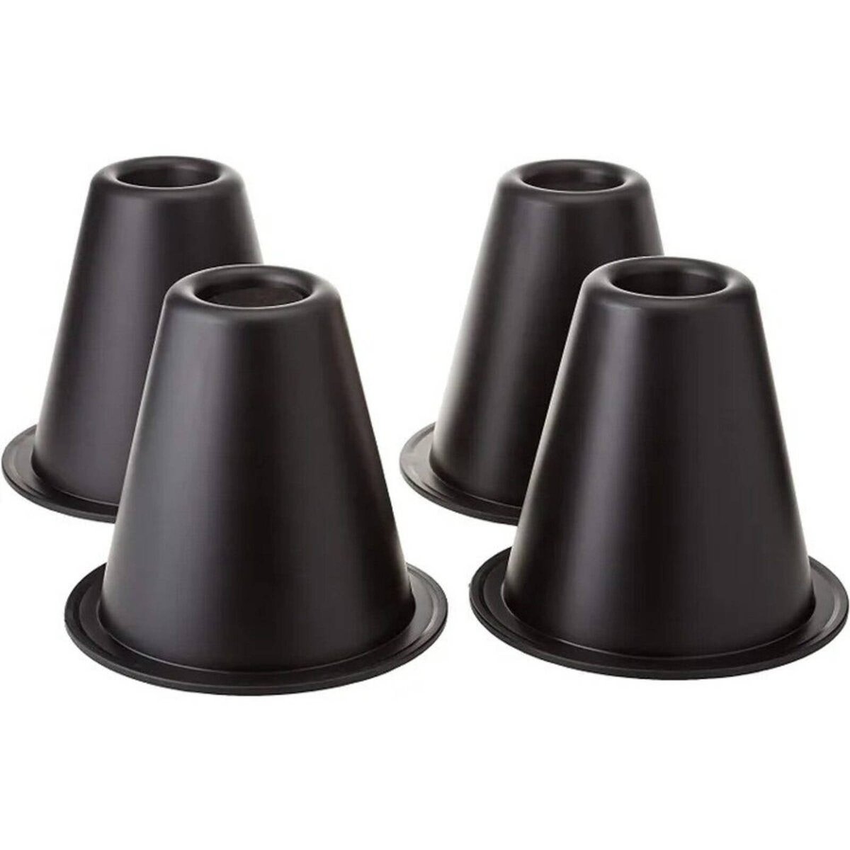 Homecraft Stackable Cone Bed Raisers, 14cm, Black, 4/pack - 14 cm ...
