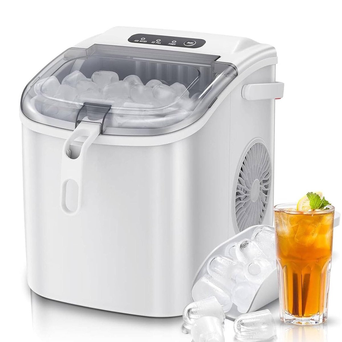Advwin 12KG Ice Makers Countertop, Portable Ice Maker Machine with ...