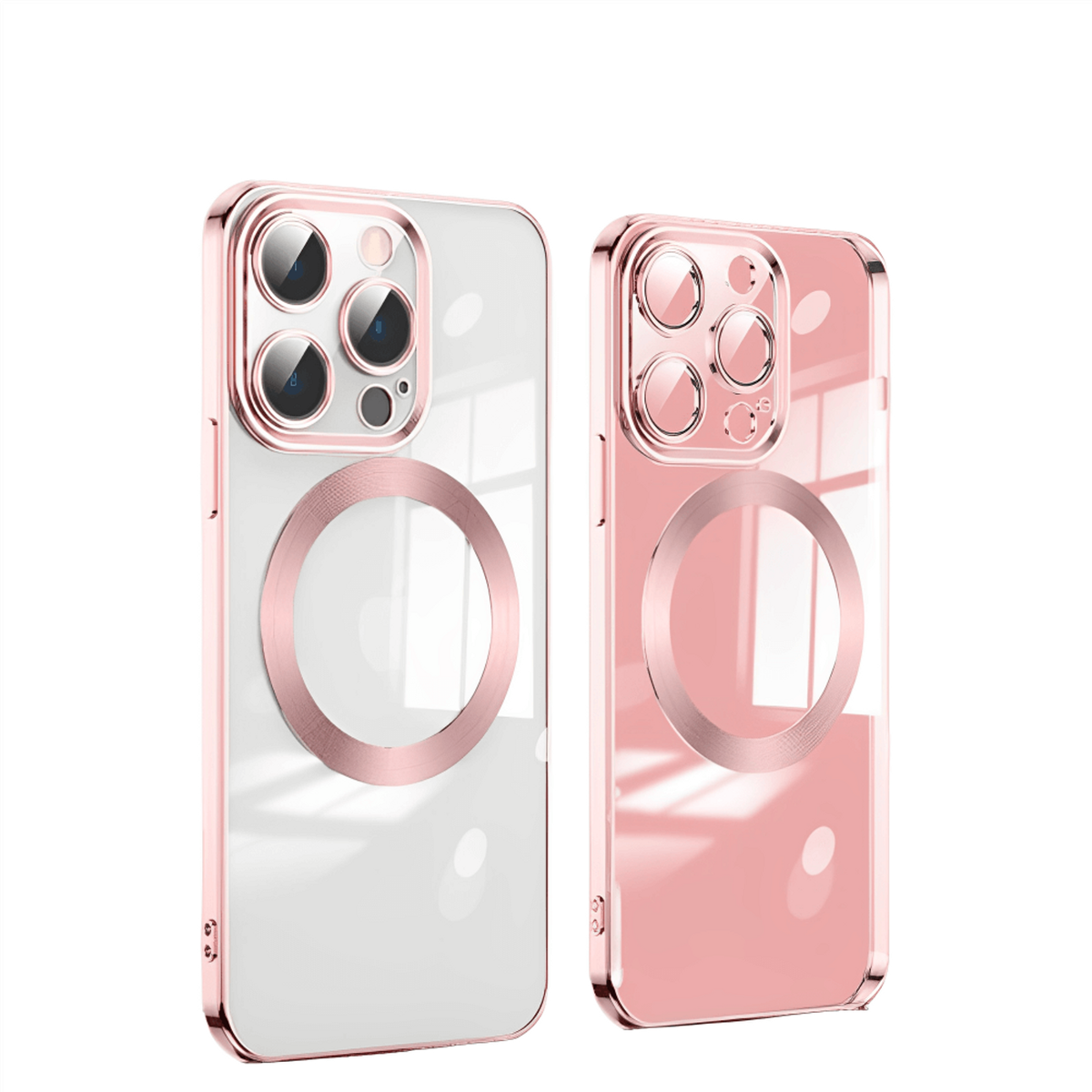 Magsafe TPU Case 12 Circle Pink Case Shockproof Cover - Bunnings Australia
