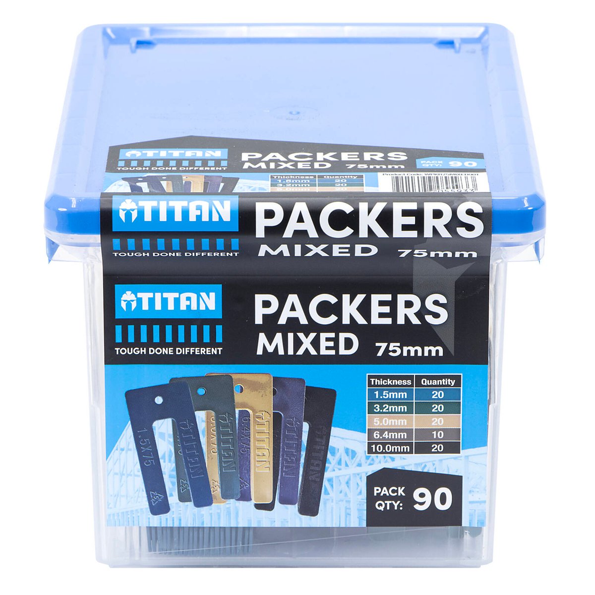 Titan 75mm 90 Piece Mixed Window Packers - Bunnings Australia