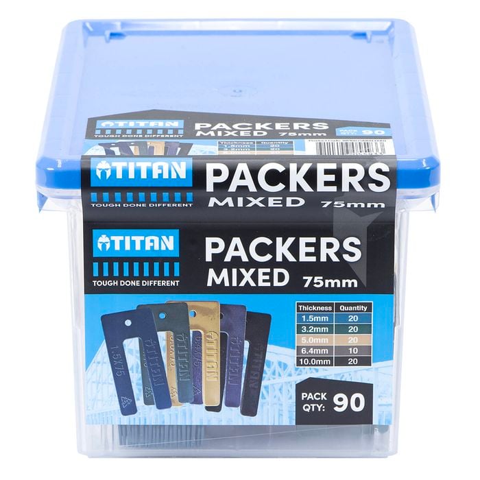 Titan 75mm 90 Piece Mixed Window Packers - Bunnings Australia