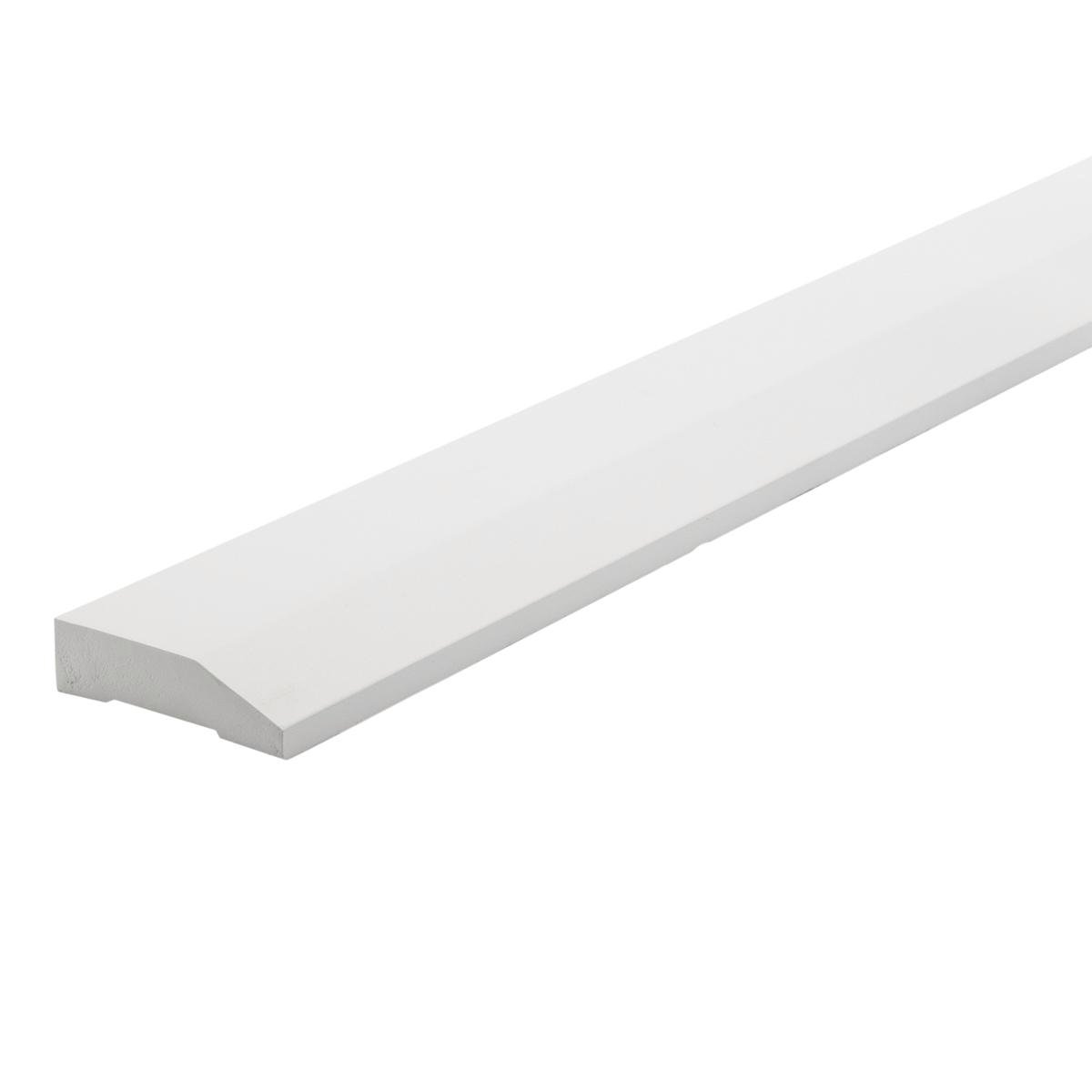 66 x 18mm 5.4m Moulding White Pine FJ Primed Half Splayed - Bunnings ...