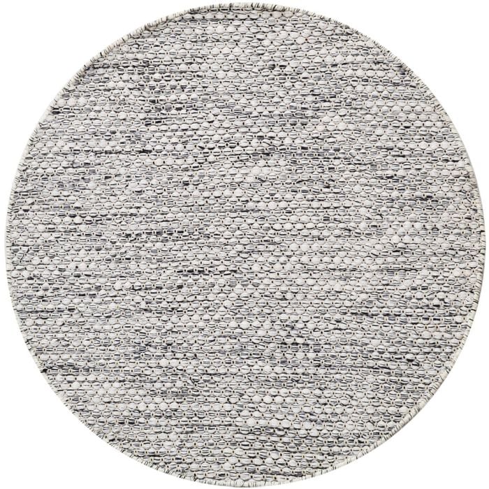 Handwoven Marble Wool Rug-6423-IVORY/CHARCOAL-120x120cm - Bunnings ...