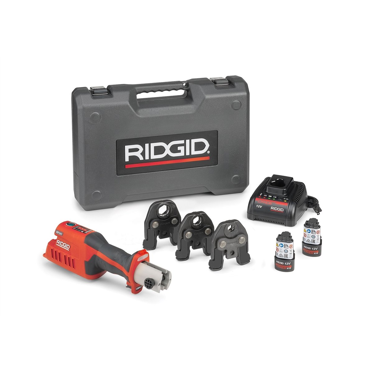 Ridgid Press Tool Kit With 3 Jaws - Bunnings Australia