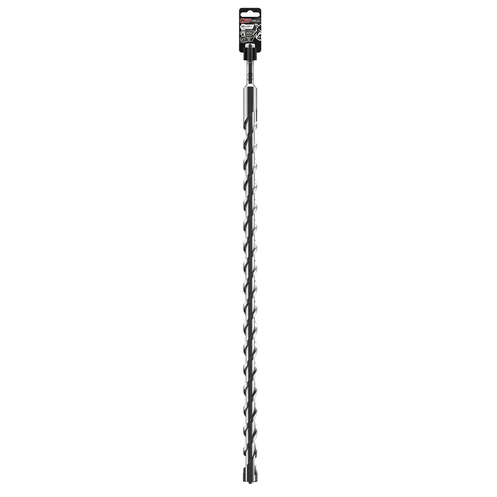Full Boar 22mm x 600mm 4 Cut Tip for SDS Plus Hammers Bunnings Australia
