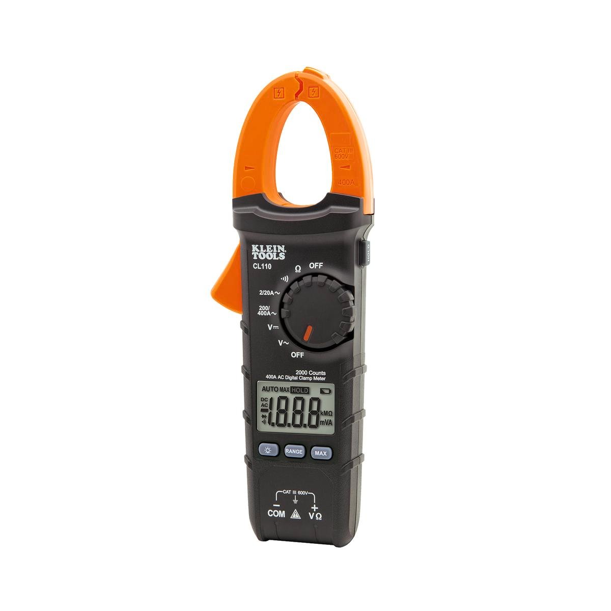 Klein Tools 600V Auto Ranging Digital Clamp Meter CL110 - Bunnings ...