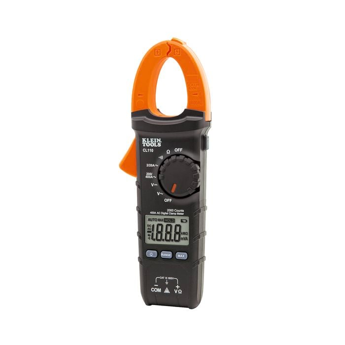 Klein Tools 600V Auto Ranging Digital Clamp Meter CL110 - Bunnings ...