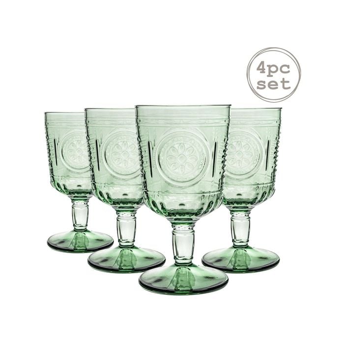Bormioli Rocco 4pc Romantic Wine Glasses Set - 320ml - Bunnings Australia
