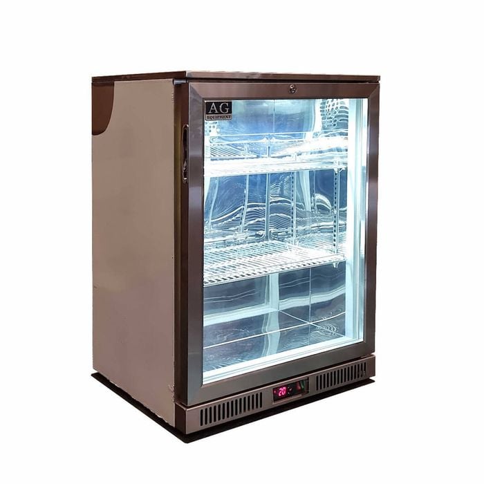 AG Single Door Bar Fridge - Stainless Steel Body & Doors 1SBR-H ...