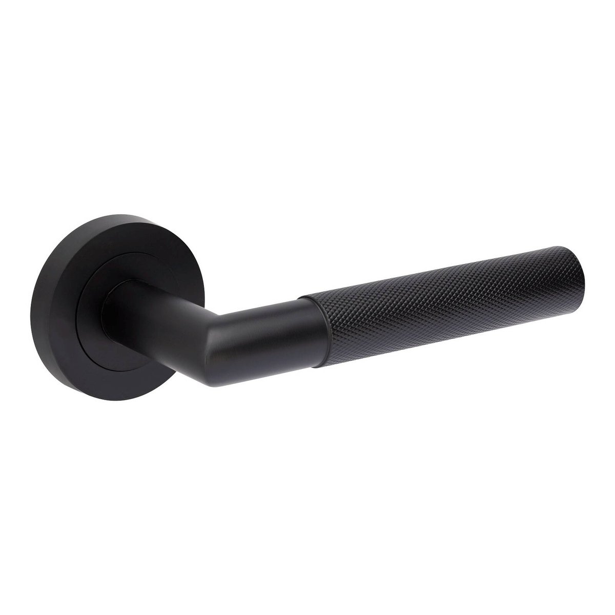 Zanda 75mm Matt Black Vertex Integrated Privacy Set - Bunnings Australia