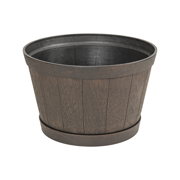 Moda 35 x 21cm Resin Whiskey Barrel Planter - 350mm - Bunnings New Zealand